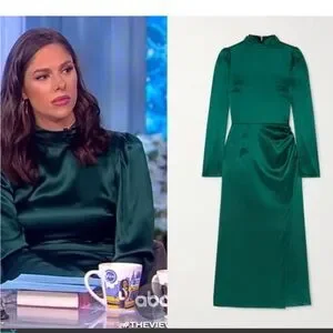 Reformation | Dresses | Reformation Emerald Long Sleeve Dress | Poshmark